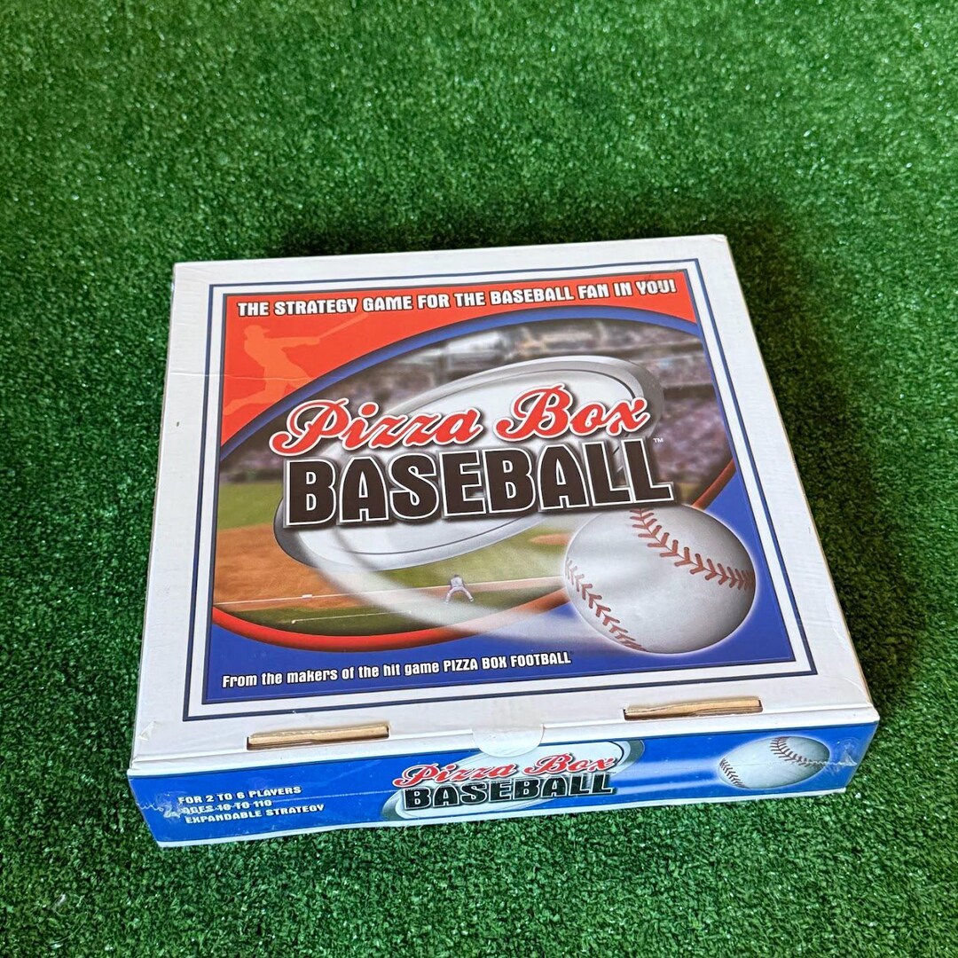 Pizza Box Baseball 2007 on the Line Strategy Board Game New Sealed Box ...