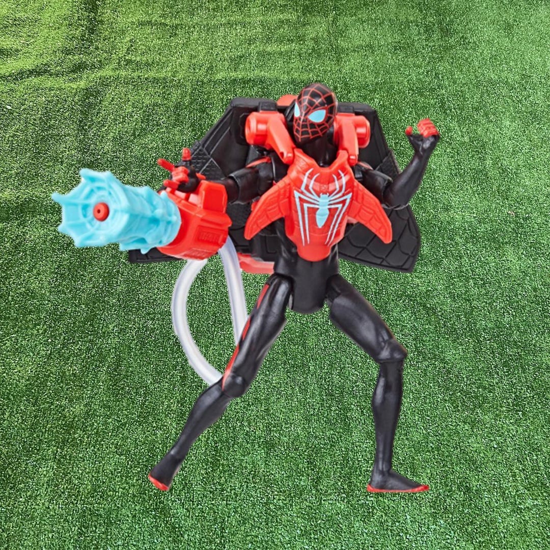 Marvel Spider-man Aqua Web Warriors Miles Morales 4" Action Figure Toy ...