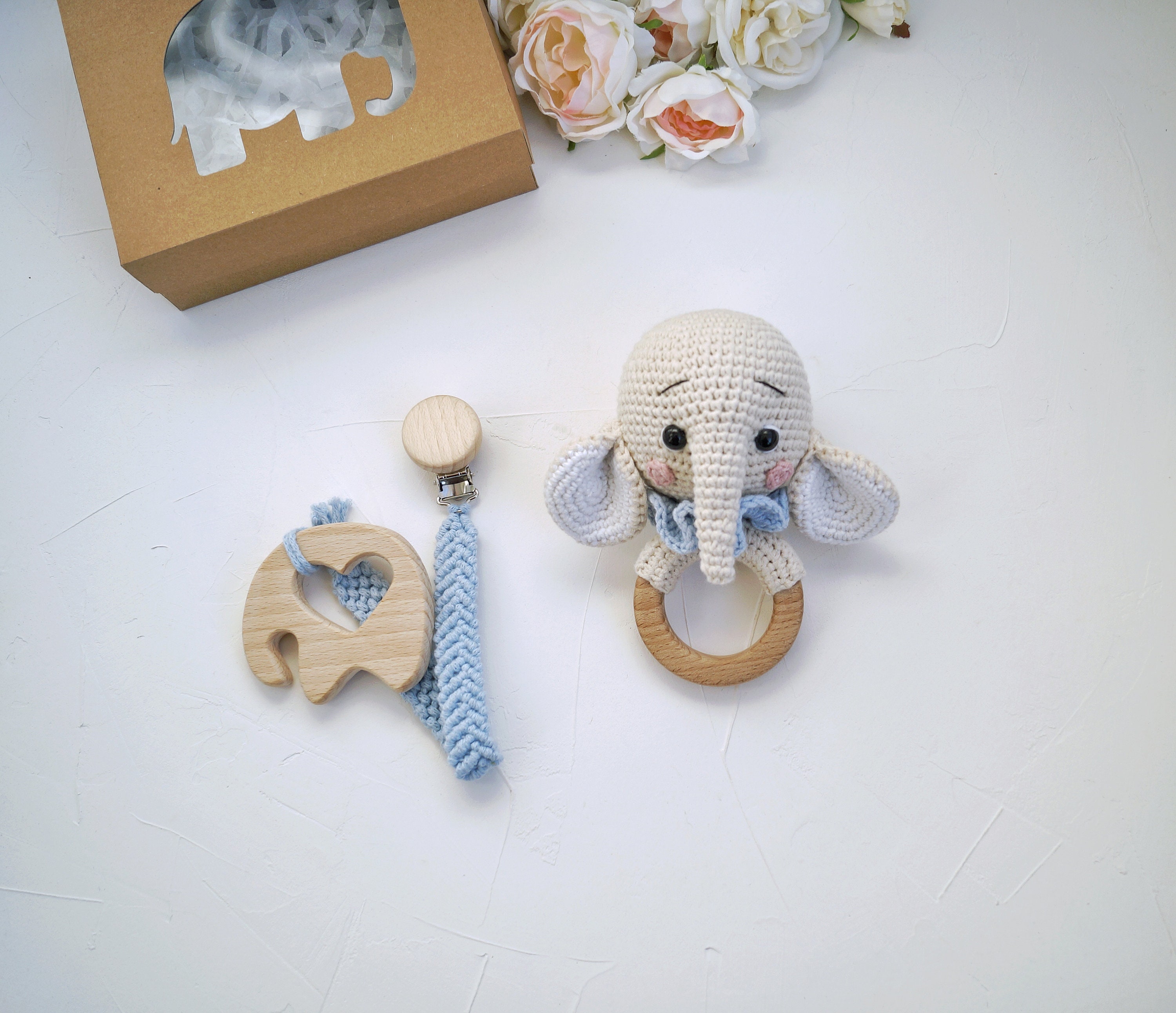 Elephant baby boy gift box for first time mom Its a boy | Etsy