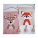Rabbit Fox and Deer Wall Hangings for Woodland Nursery Wall - Etsy