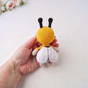 Honey Bee Baby Gift Box With Bee Small Crochet Toy, Bumble Bee Baby Toy ...