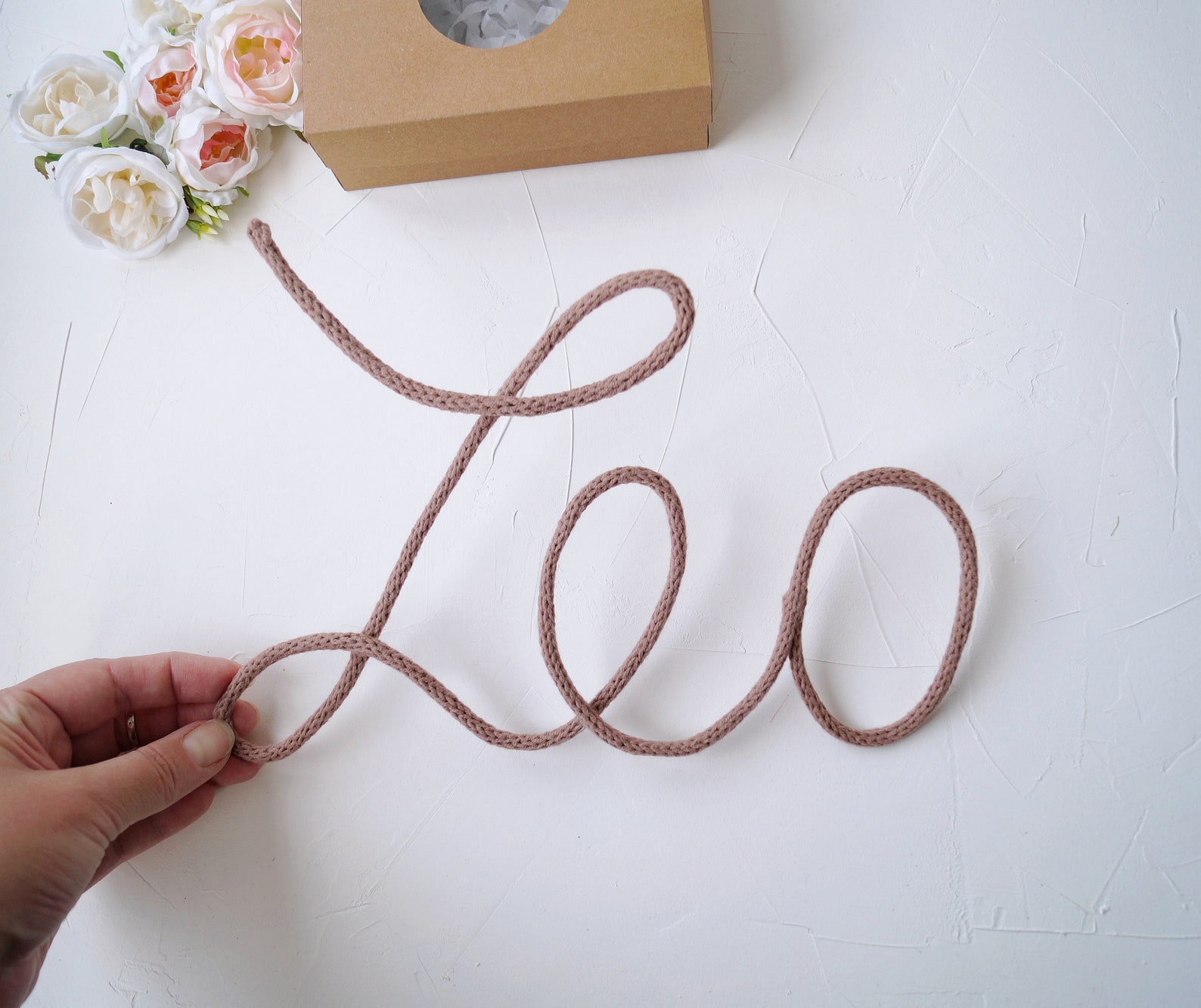 Personalized Baby Name Sign Knitted Name Tricotin Name Sign - Etsy