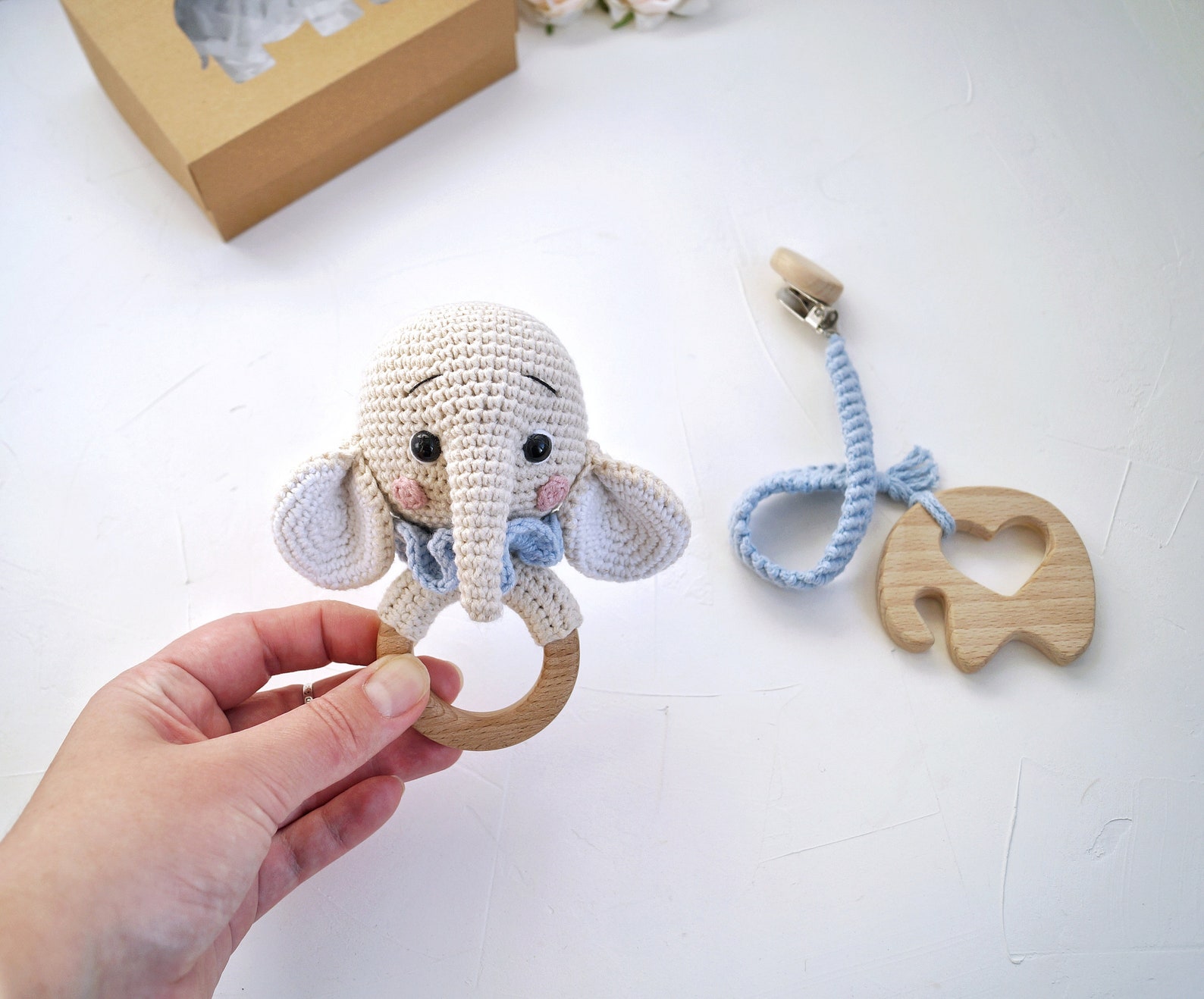 Elephant baby boy gift box for first time mom Its a boy | Etsy