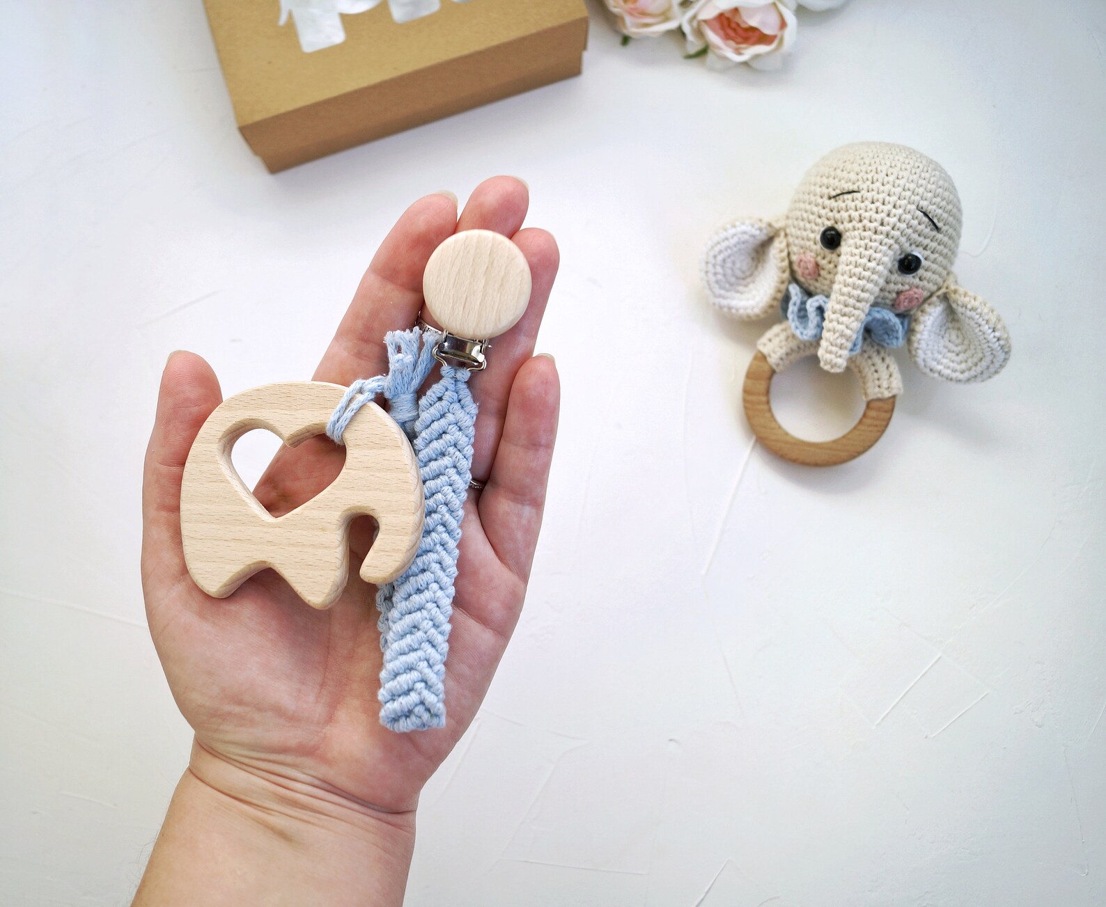 Elephant baby boy gift box for first time mom Its a boy | Etsy