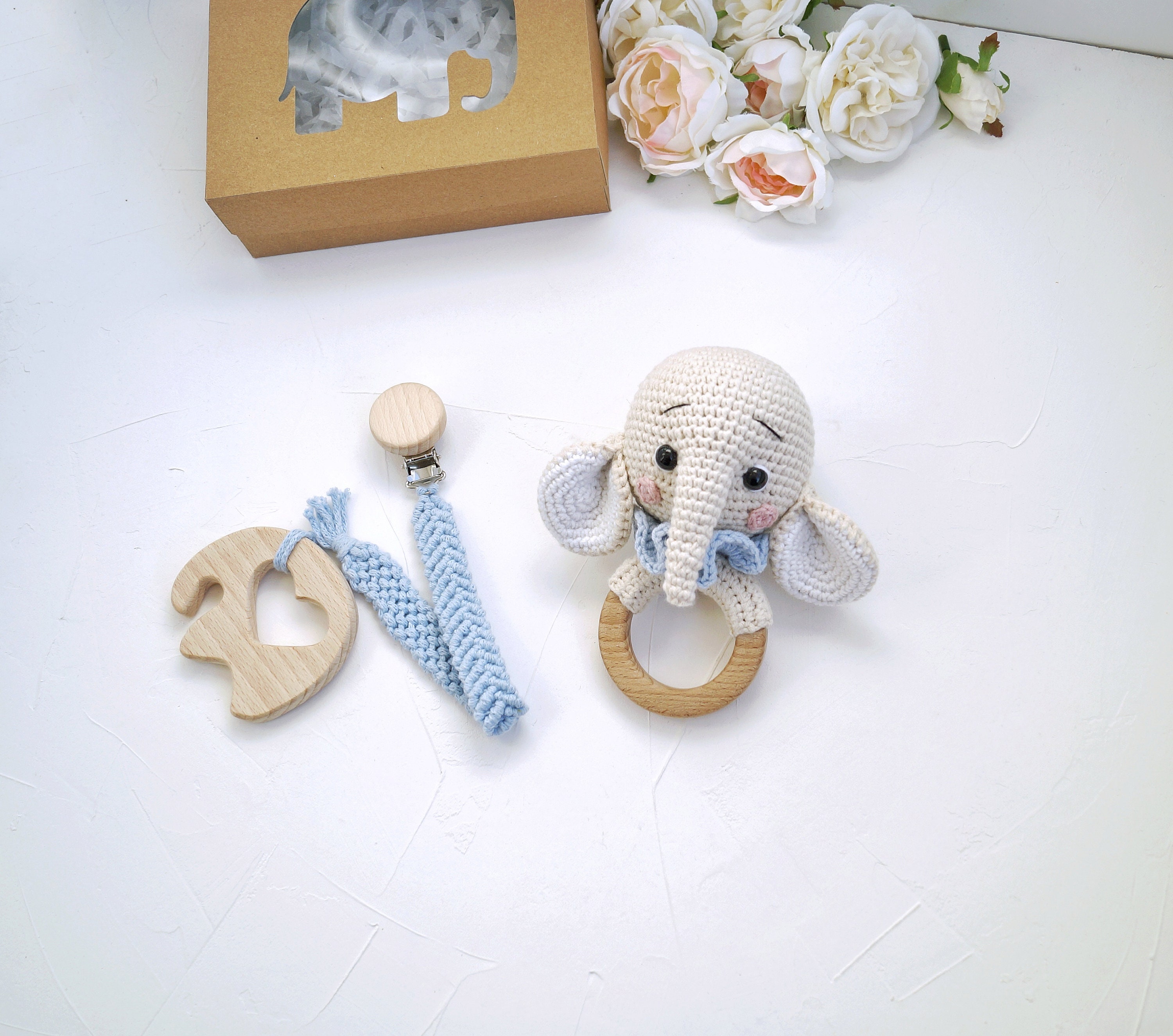 Elephant baby boy gift box for first time mom Its a boy | Etsy