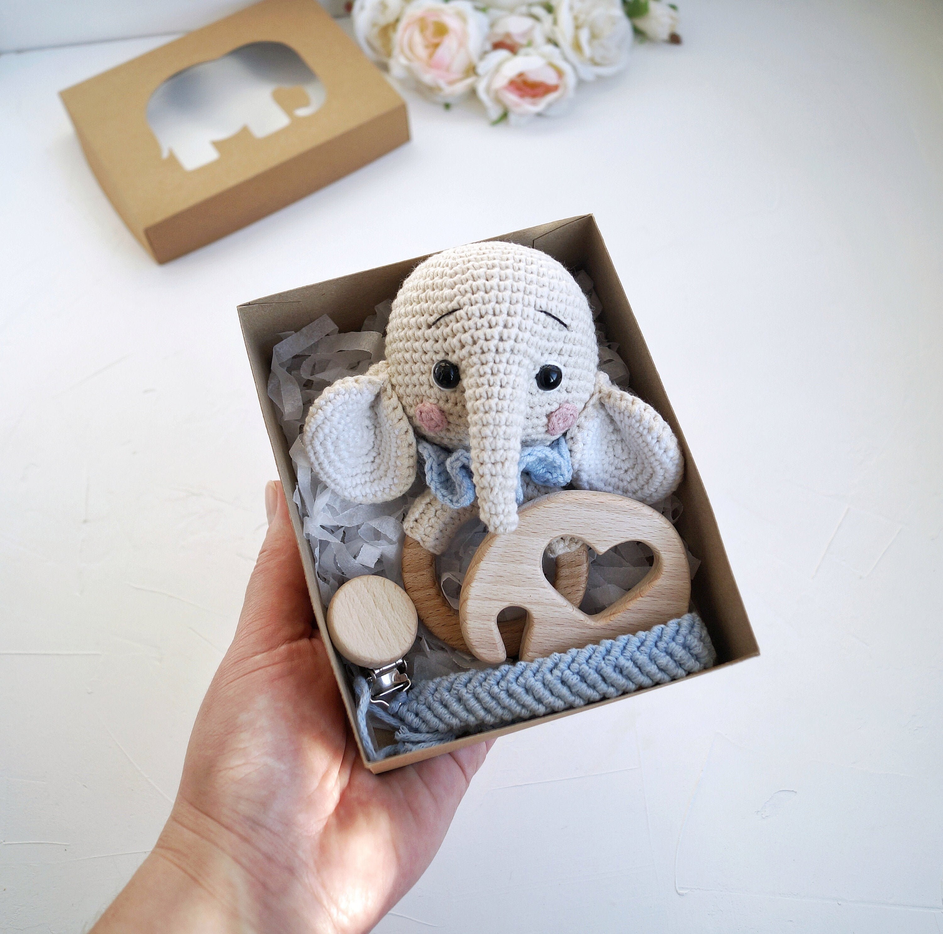 Elephant baby boy gift box for first time mom Its a boy | Etsy
