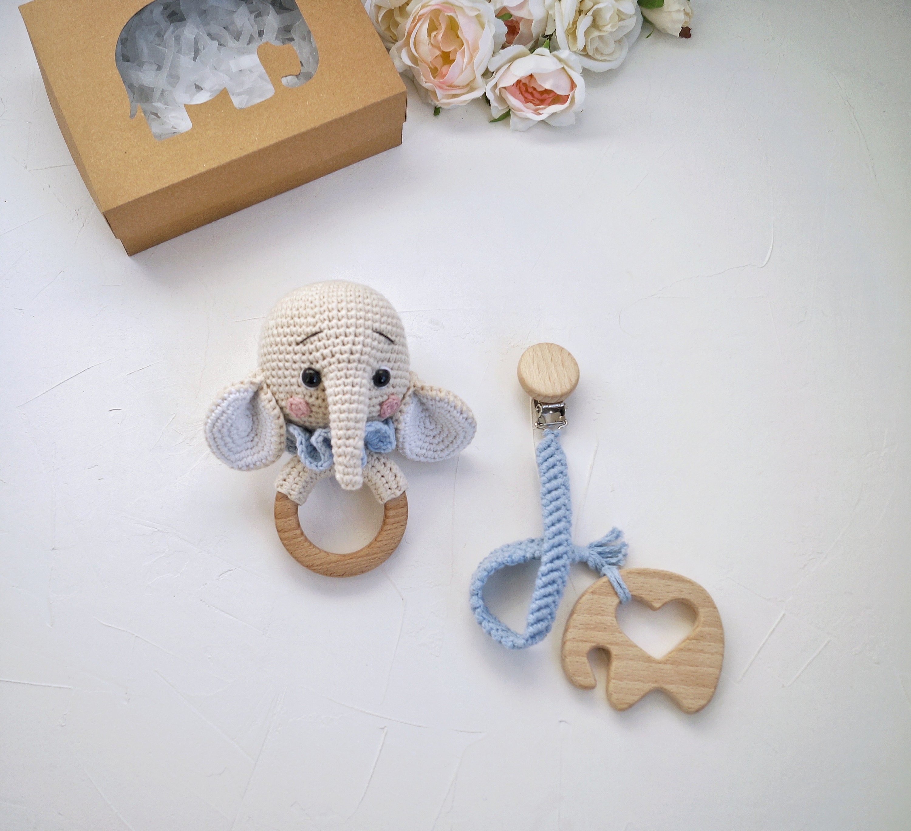Elephant baby boy gift box for first time mom Its a boy | Etsy