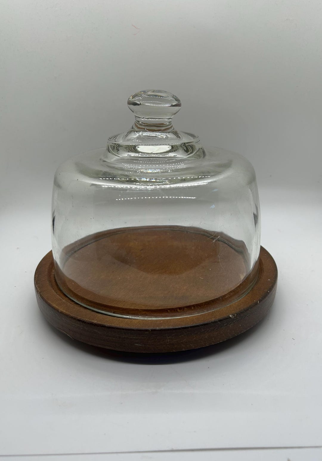 Adorable Wooden MCM Cheese Cloche - Etsy