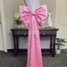 Large Satin Dress Bow, Wedding Dress Bow, Pink Dress Bow, Satin Big Bow ...