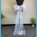 Large Tulle Bow, Wedding Dress Bow, Detachable Bow for Wedding Dress ...