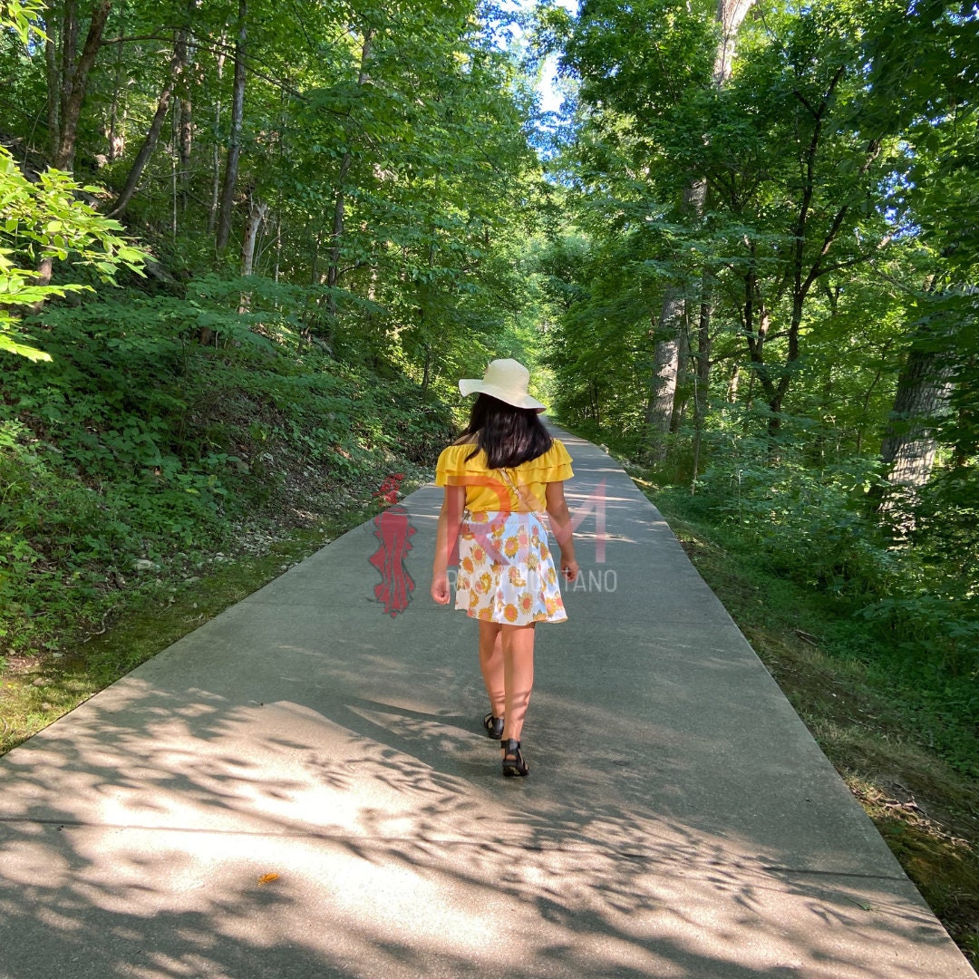 Off Shoulder Kids Sewing Pattern Skirt Pattern for Girls PDF - Etsy
