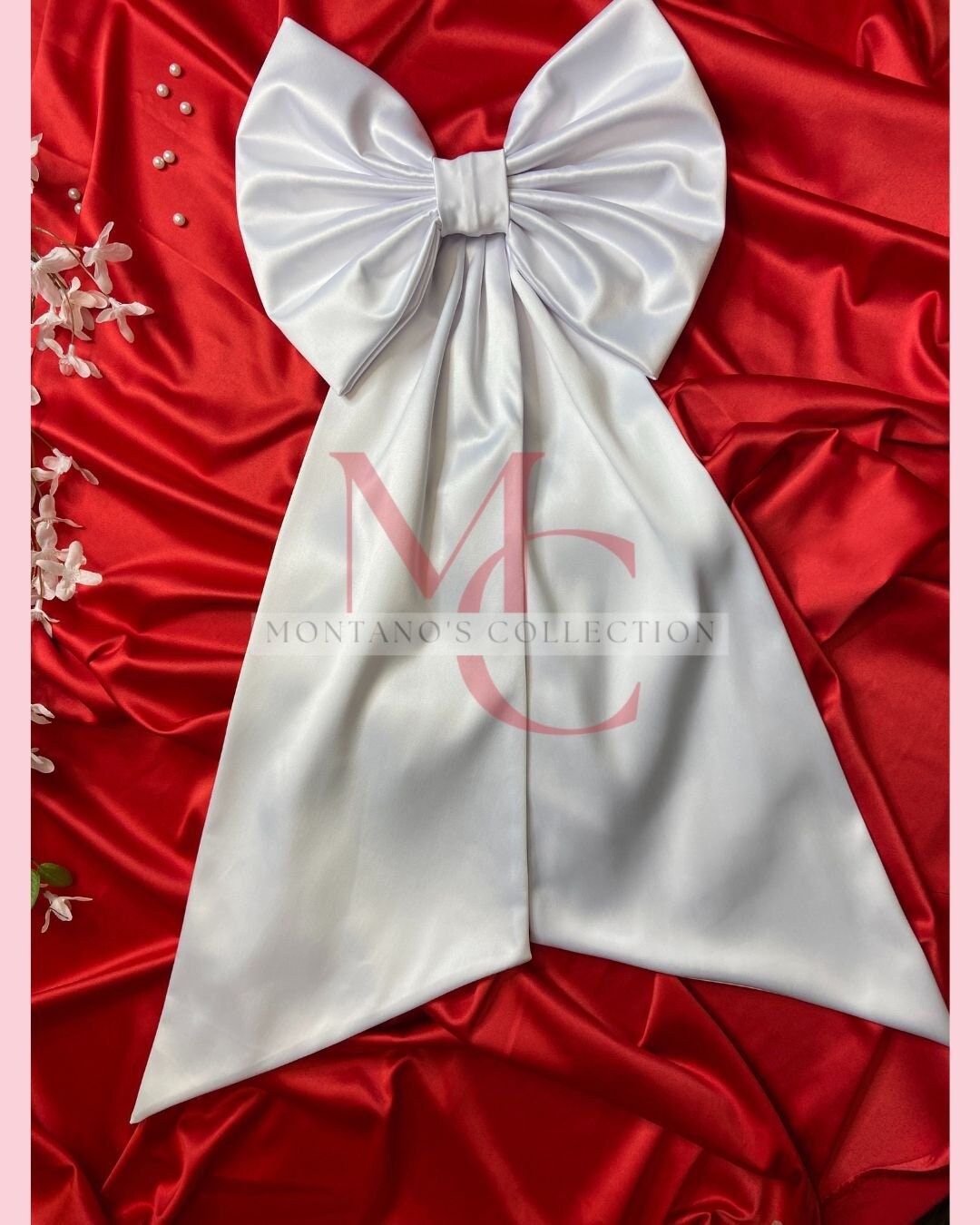 Large Satin Dress Bow, Wedding Dress Bow, Huge Light Pink Dress Bow ...