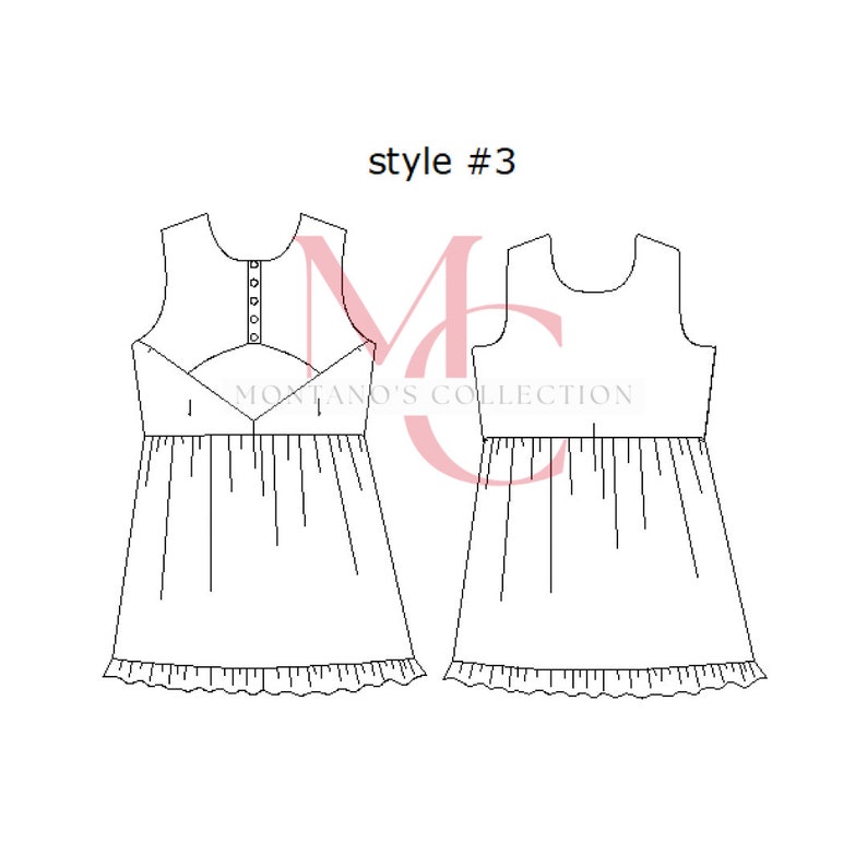 Kids Skater Dress Pattern PDF Sewing Pattern for Girls - Etsy