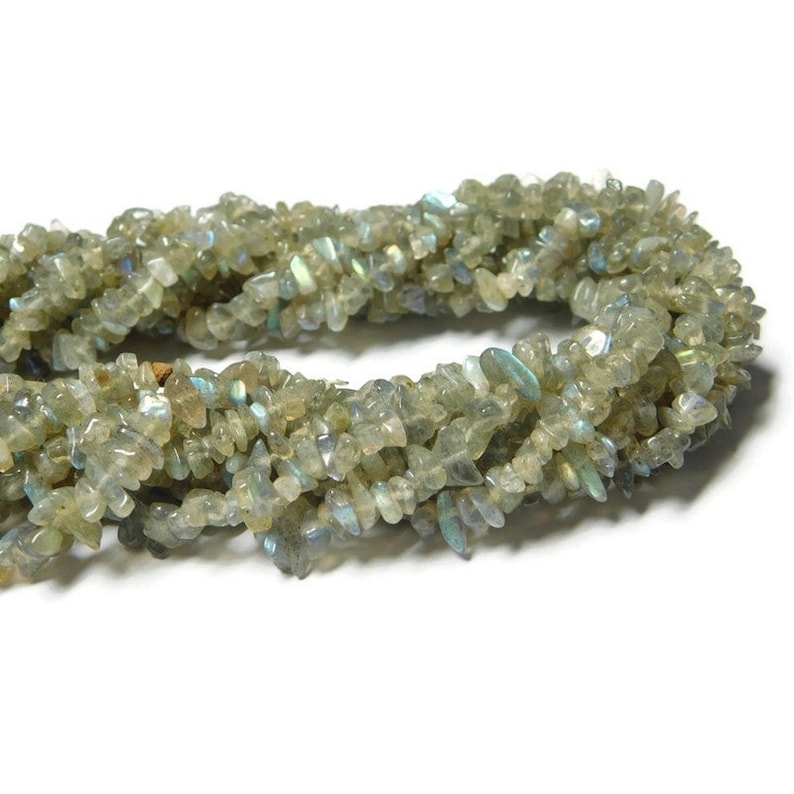 Natural Labradorite Smooth Uncut Chips Gemstone Beads34 - Etsy