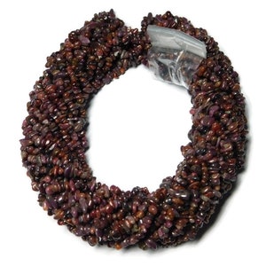 Natural Ruby Smooth Uncut Chips,34" Strand,aaa Quality Ruby Smooth Raw ...