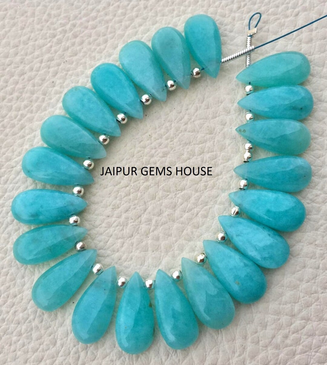 Amazonite Smooth Pear Shape Briolette, Natural Amazonite Drop Shape ...