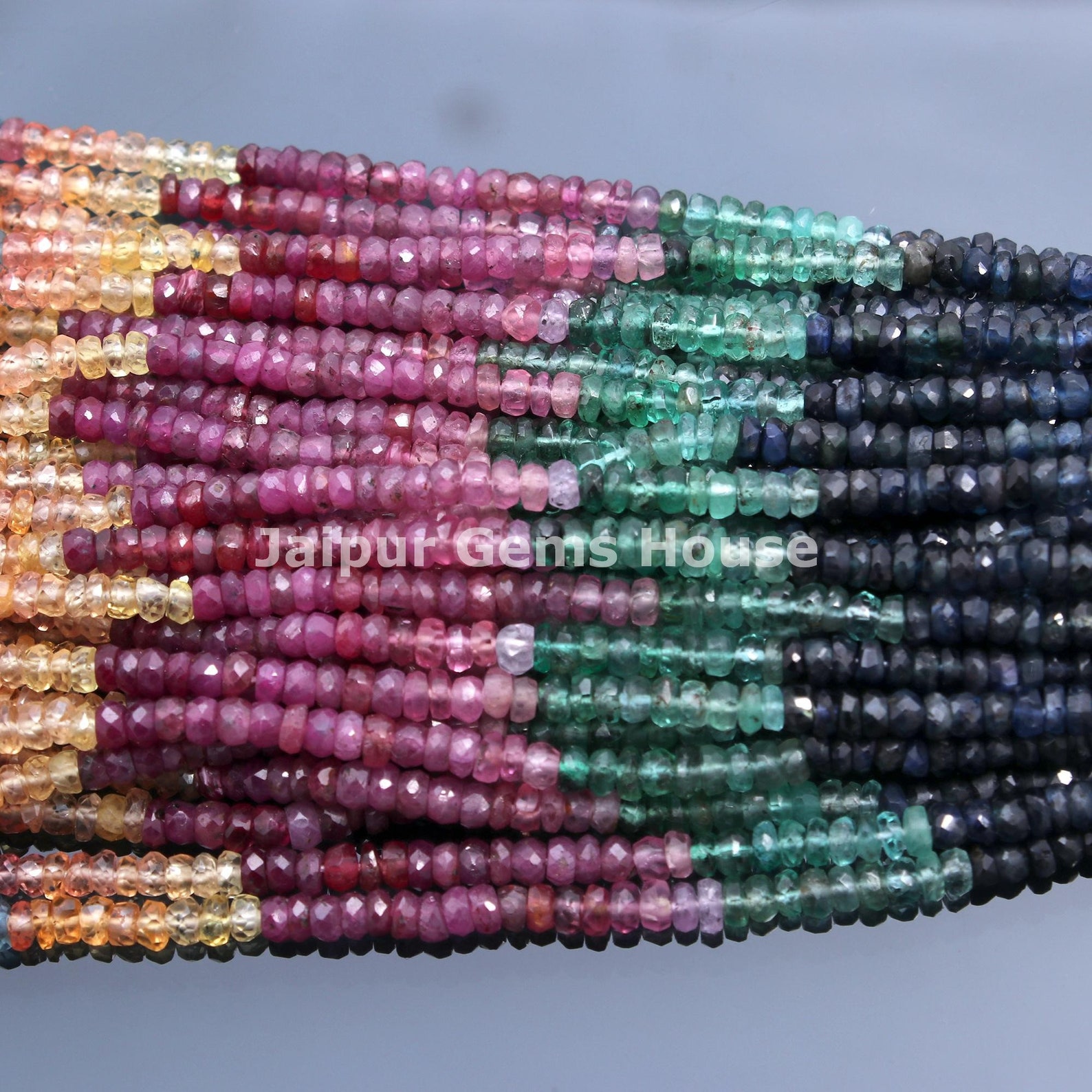 Multi Precious Sapphire Beads Multi Sapphire Faceted | Etsy