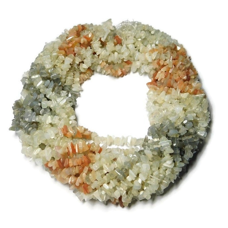 Natural Multi Moonstone Smooth Uncut Chips Gemstone Beads34 - Etsy