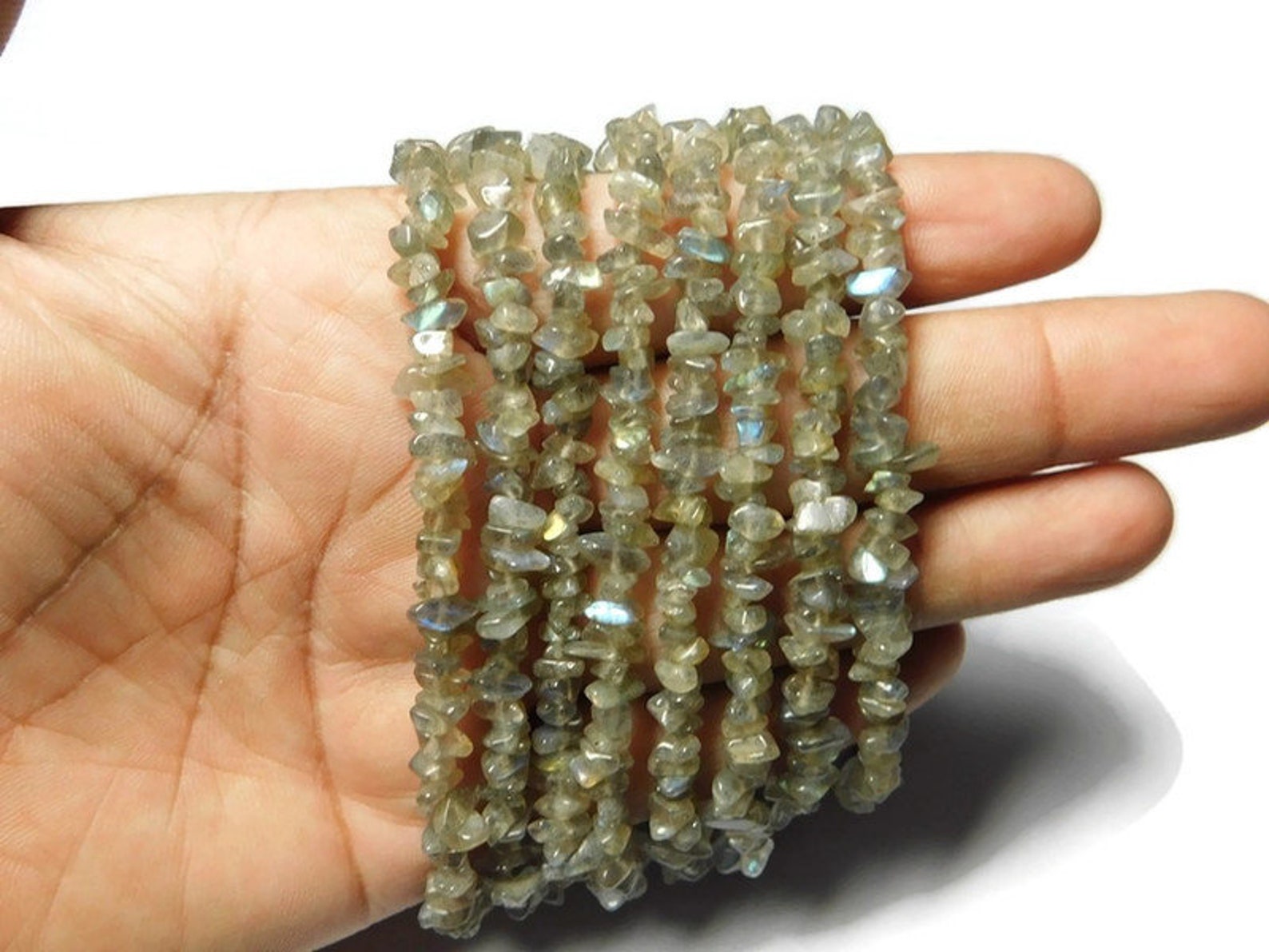 Natural Labradorite Smooth Uncut Chips Gemstone Beads34 - Etsy