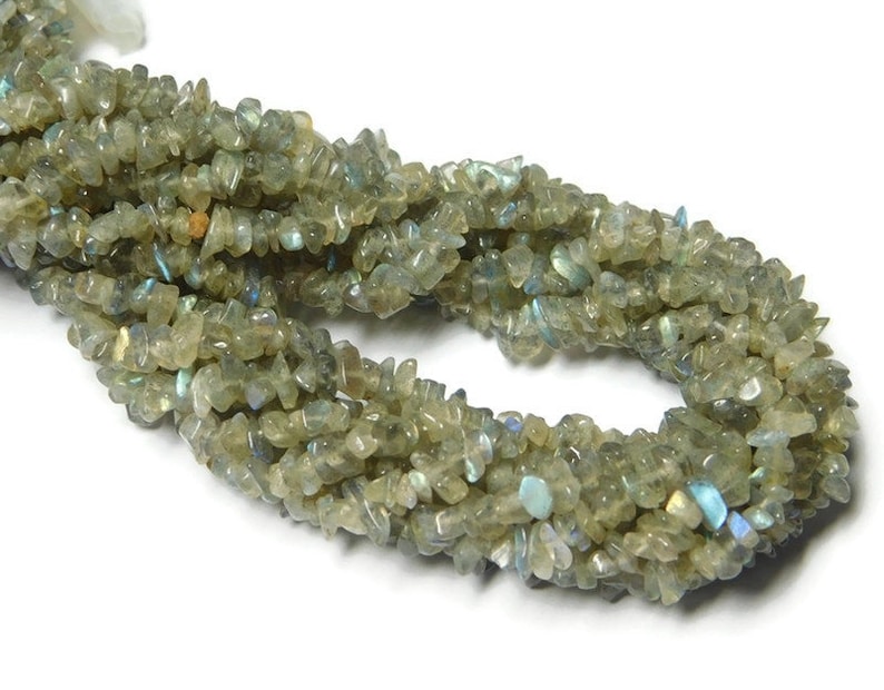 Natural Labradorite Smooth Uncut Chips Gemstone Beads34 - Etsy