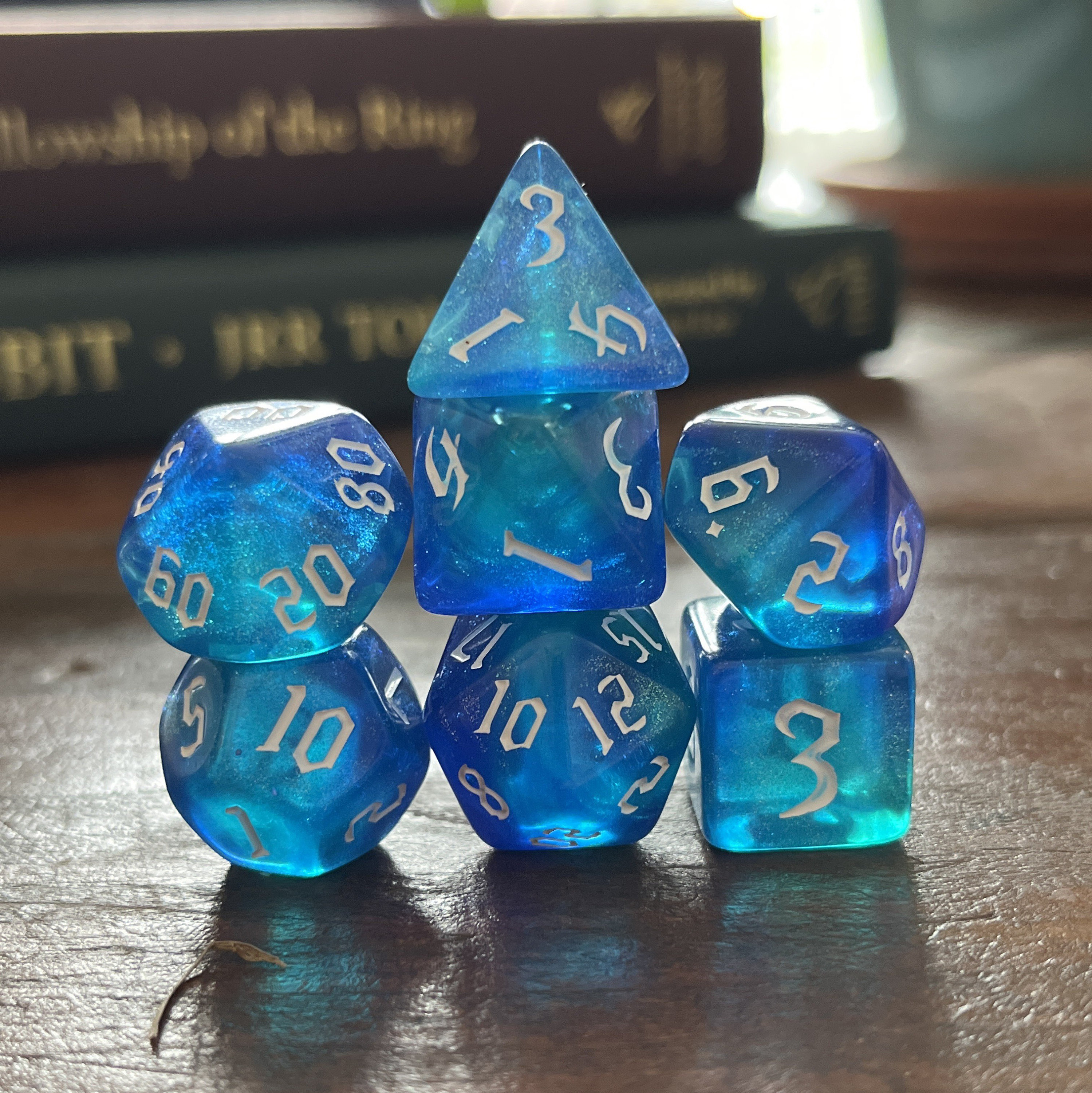 Celestial Sea Dnd Dice Set - Etsy