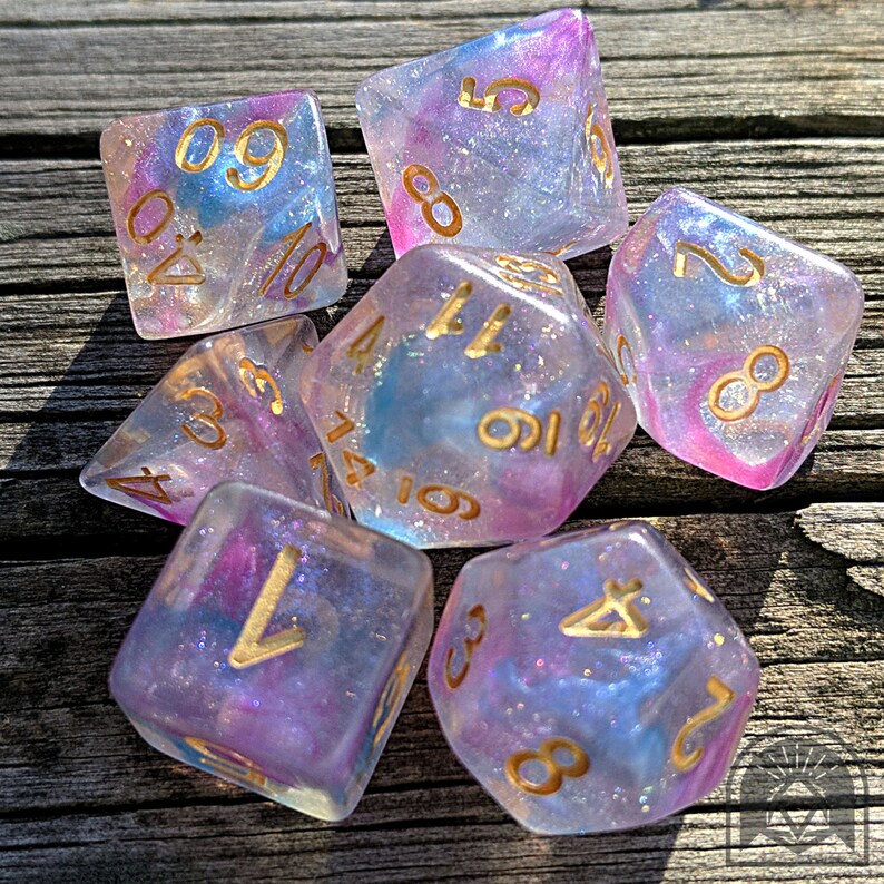 Aether Essence Dnd Dice Set | Etsy