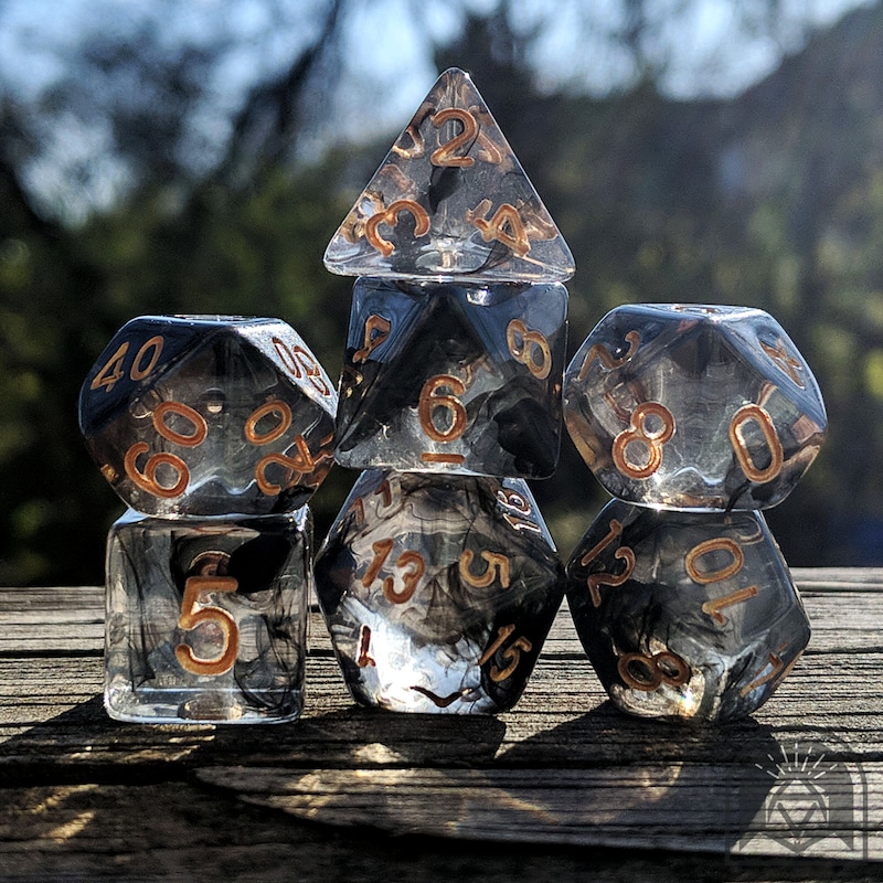 Black Dice Set - Etsy