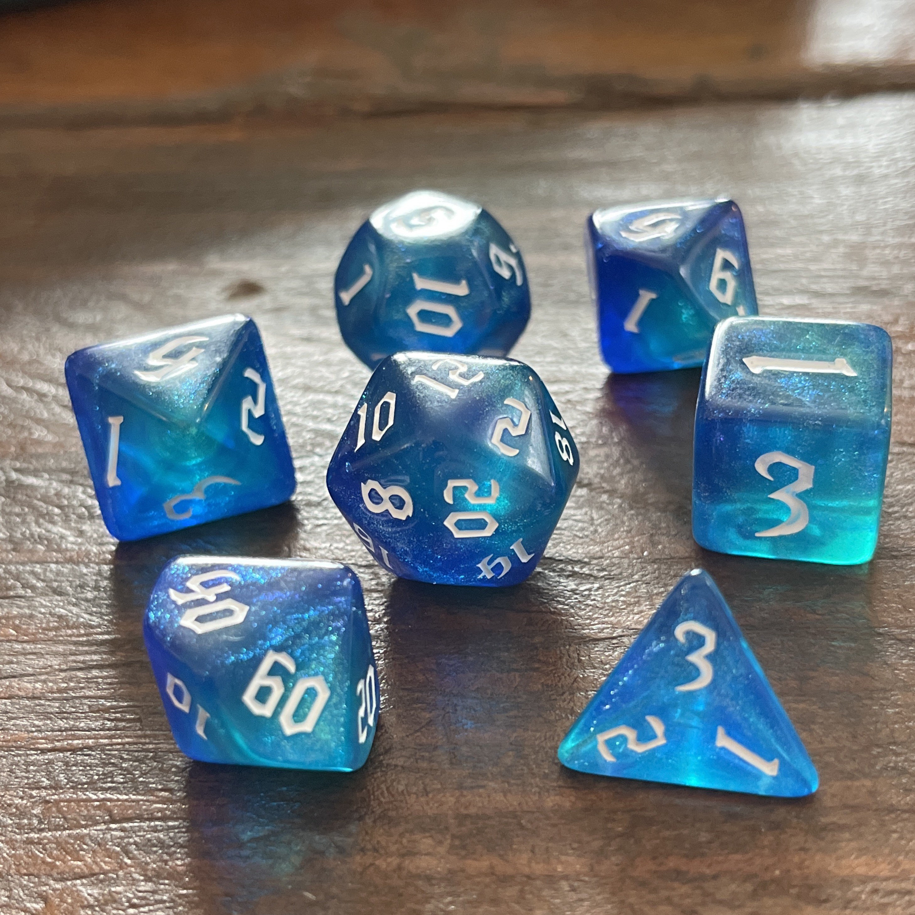 Celestial Sea Dnd Dice Set - Etsy