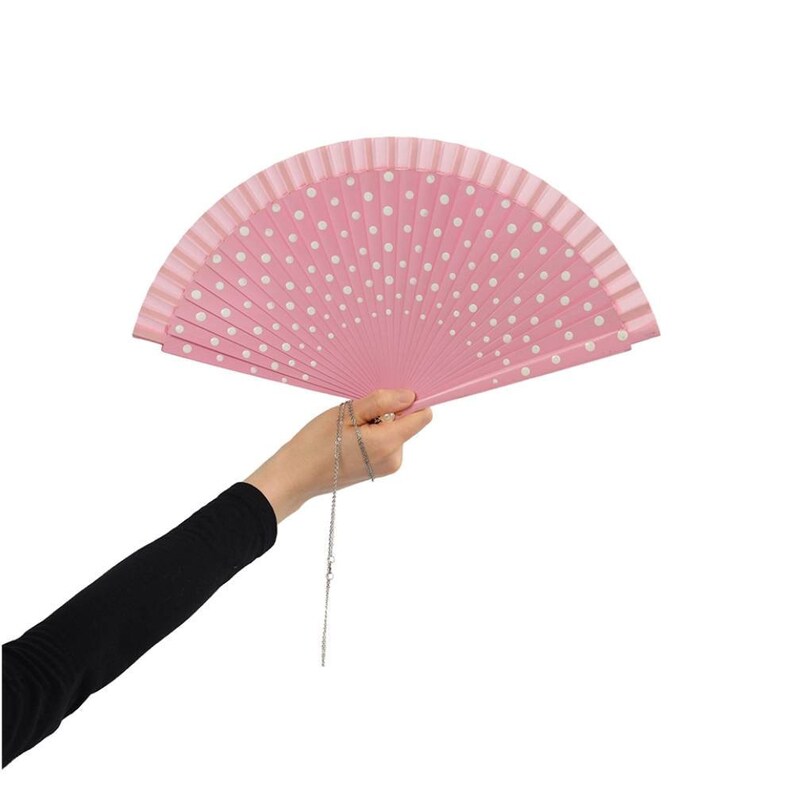 Folding Hand Fan Necklace, Flix Fan Necklaces, Wood Hand Fans, Folding ...