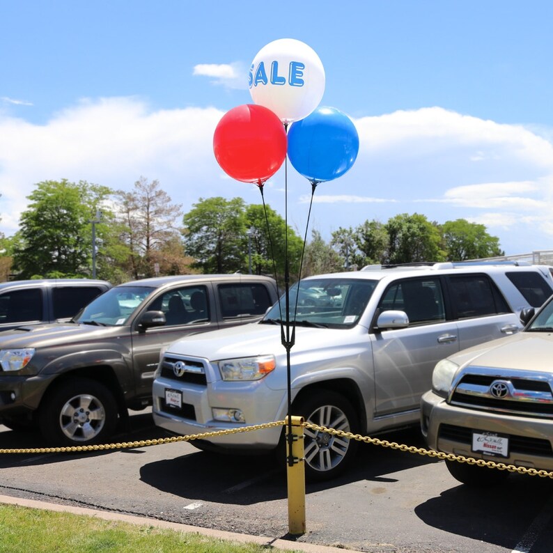 Balloonbobber® Triple Balloon Cluster Pole Kit - Etsy