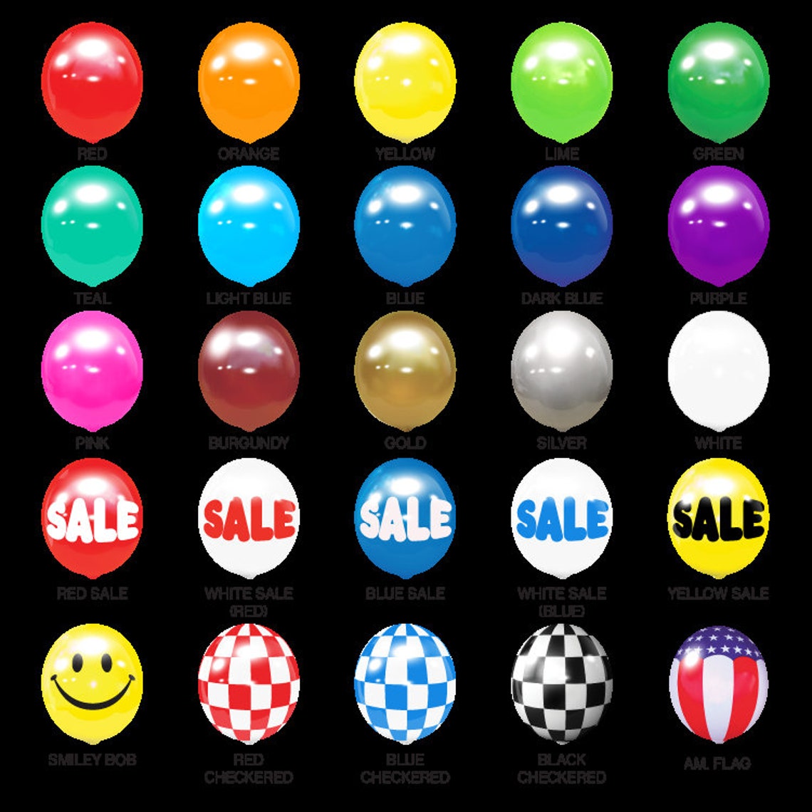 Outdoor Balloon Cluster Permanent & Reusable Weatherproof - Etsy