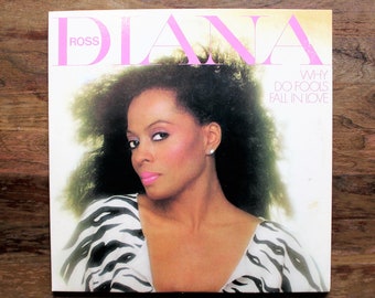 Vintage Albums: Diana Ross Why Do Fools Fall in Love, Diana Ross, 1981, It's Never Too Late ...