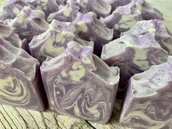 Lavender Soap Bar Handmade Cold Process Vegan Artisan Soap - Etsy