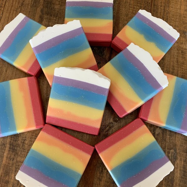 Rainbow Soap - Etsy