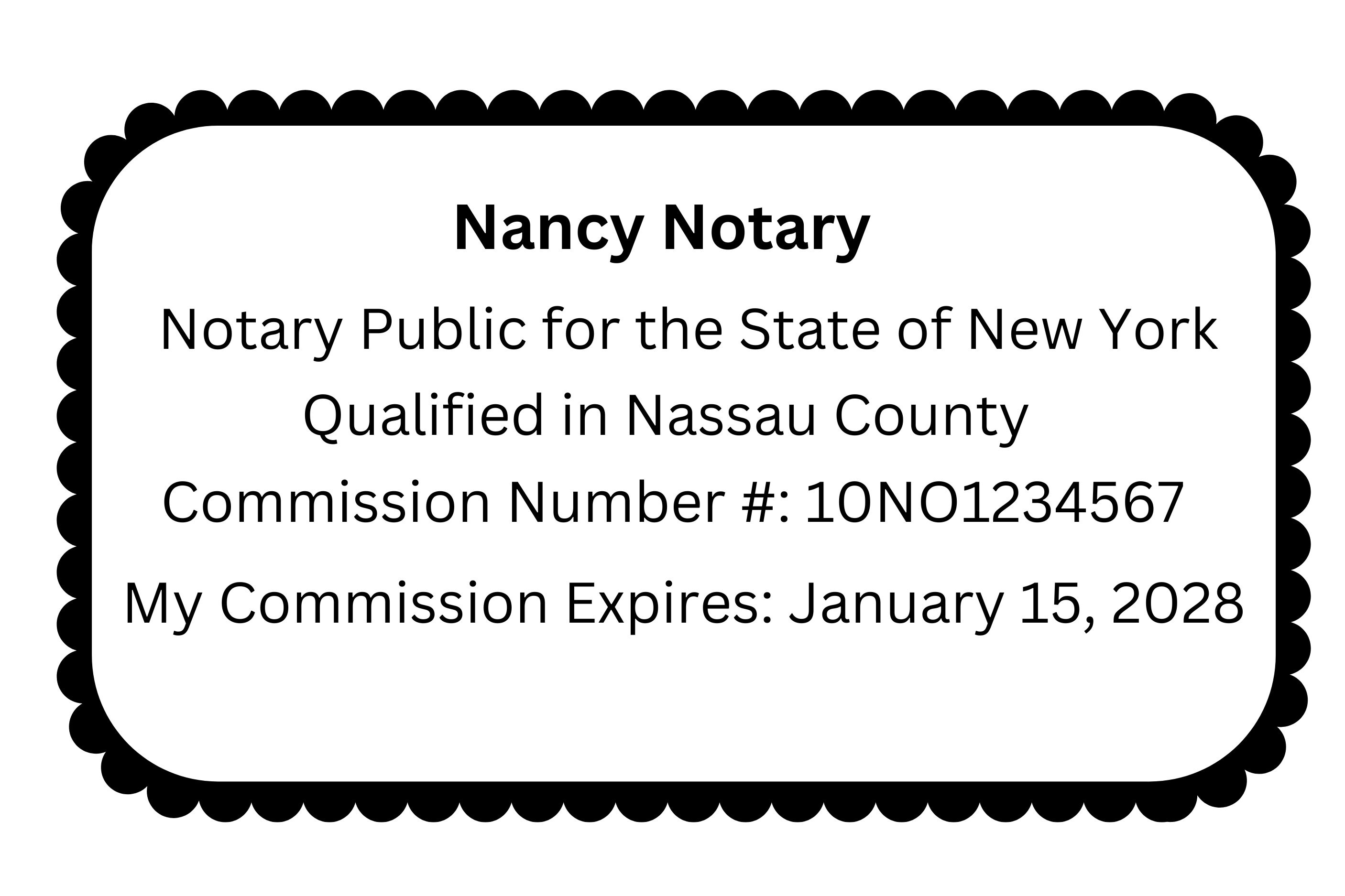 Electronic Notary Stamp **ANY STATE LISTED** - Etsy