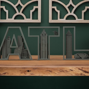 Atlanta Letters, Atlanta Home Decor, ATL Interior Design, Wall Art ...