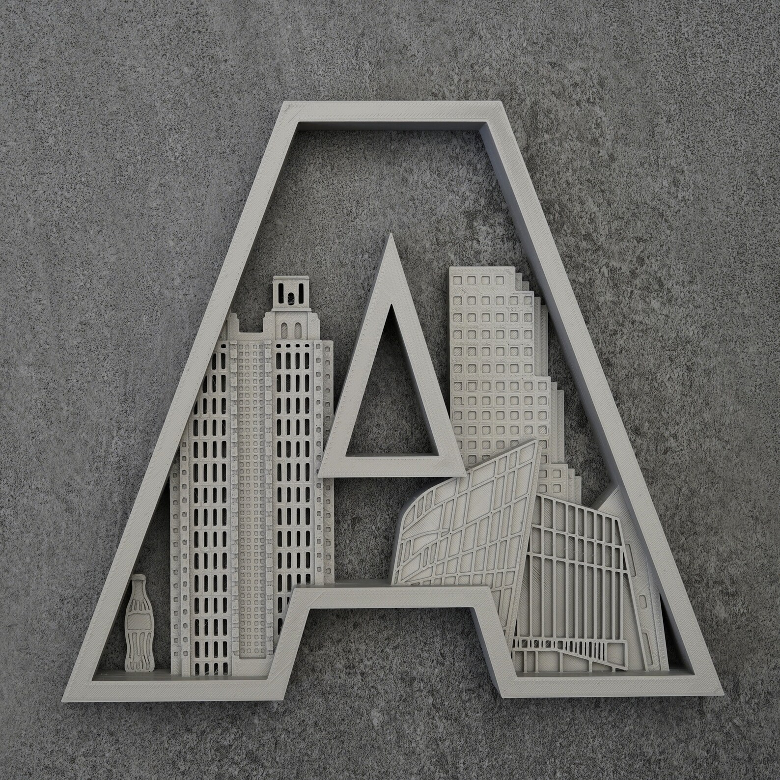 Atlanta Letters Atlanta Home Decor ATL Interior Design Wall | Etsy