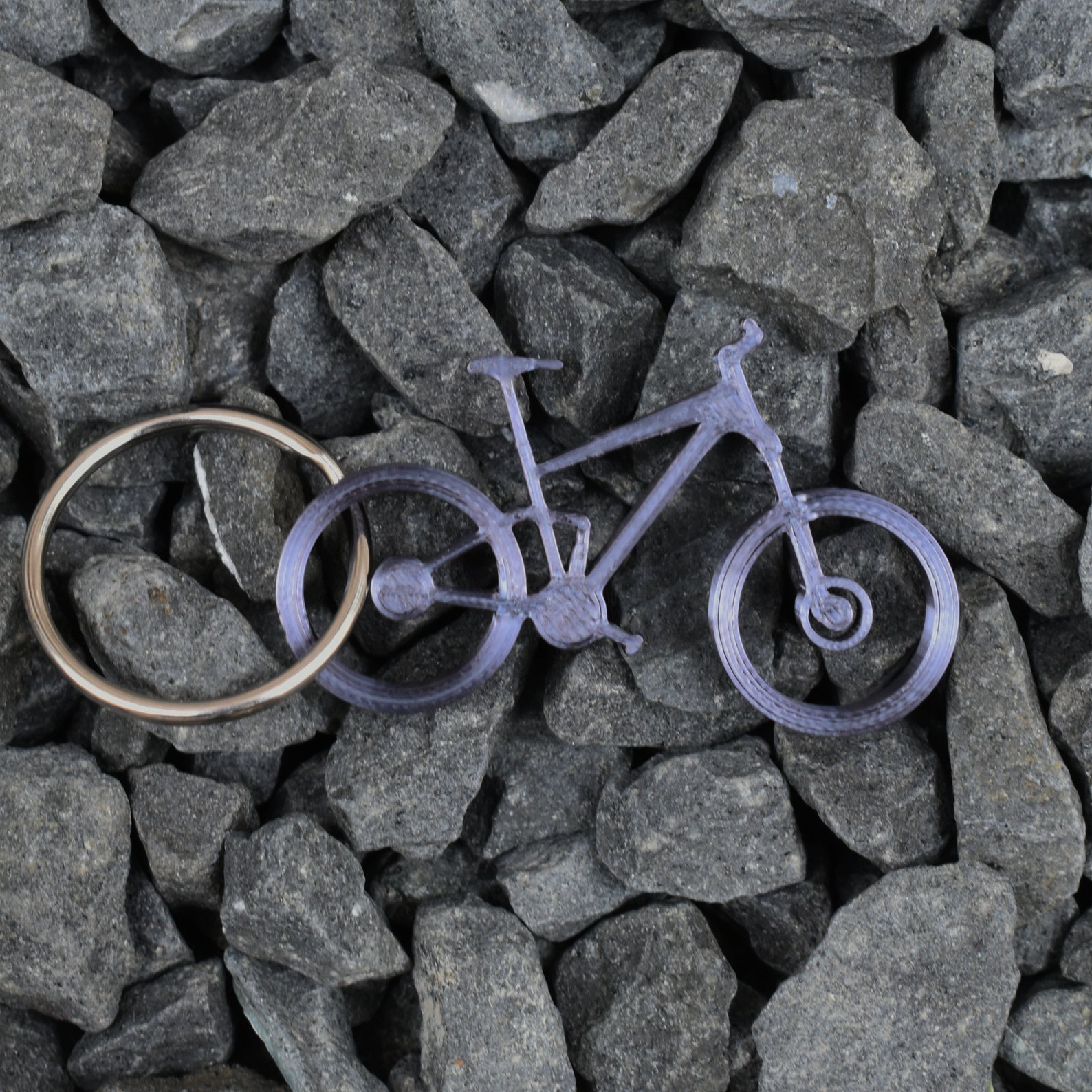 3D Printed Mountain Bike Key Chains 3 Pack Biker Christmas | Etsy