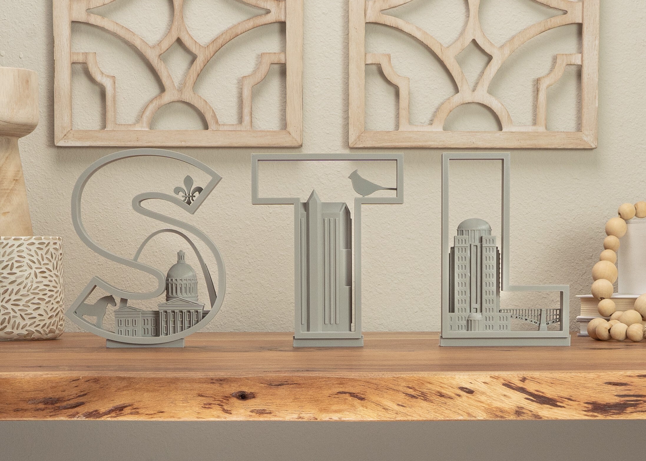 St. Louis Landmark Art 3D Printed Art 3D Home Decor STL St - Etsy