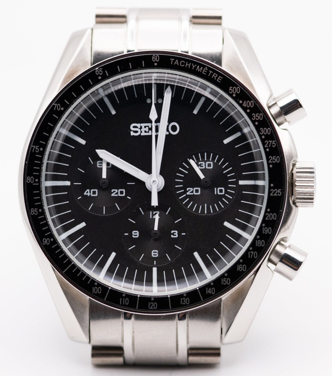 Seiko Speedmaster Hommage Armbanduhr mit Edelstahlarmband und - Etsy.de