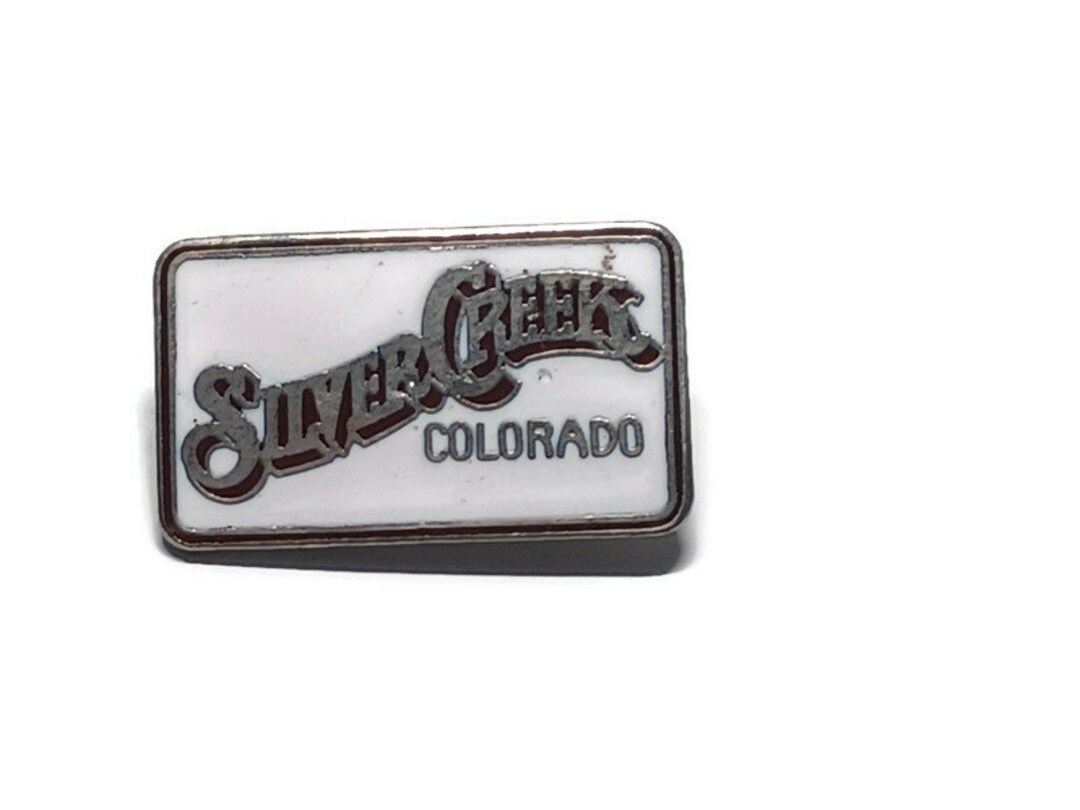 Vtg 90s Silver Creek Colorado Ski Pin - Etsy