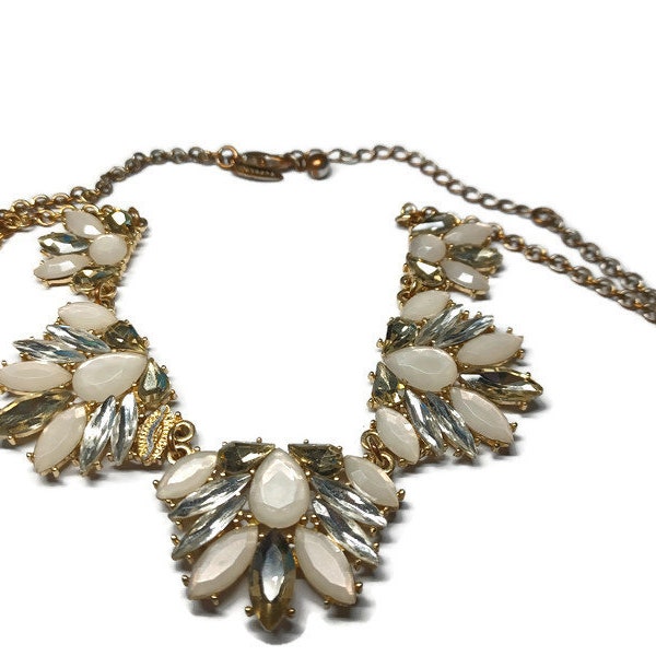 Clear Bib Necklace - Etsy