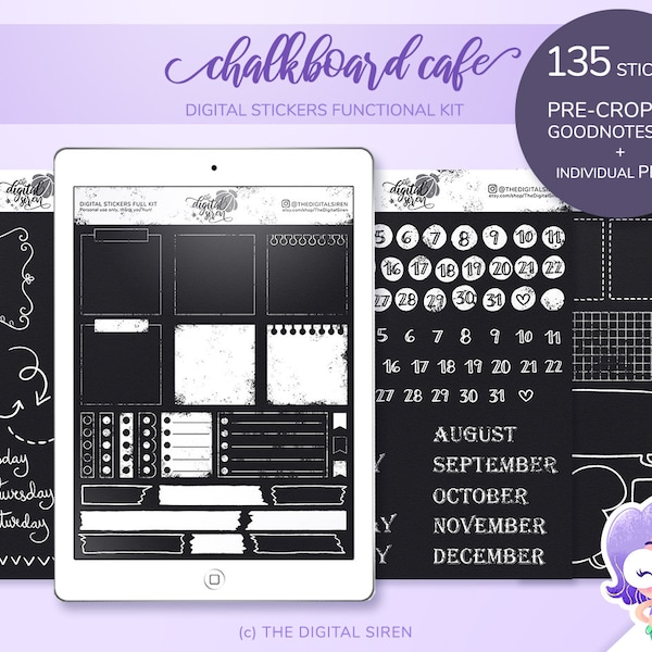 Chalk Stickers - Etsy