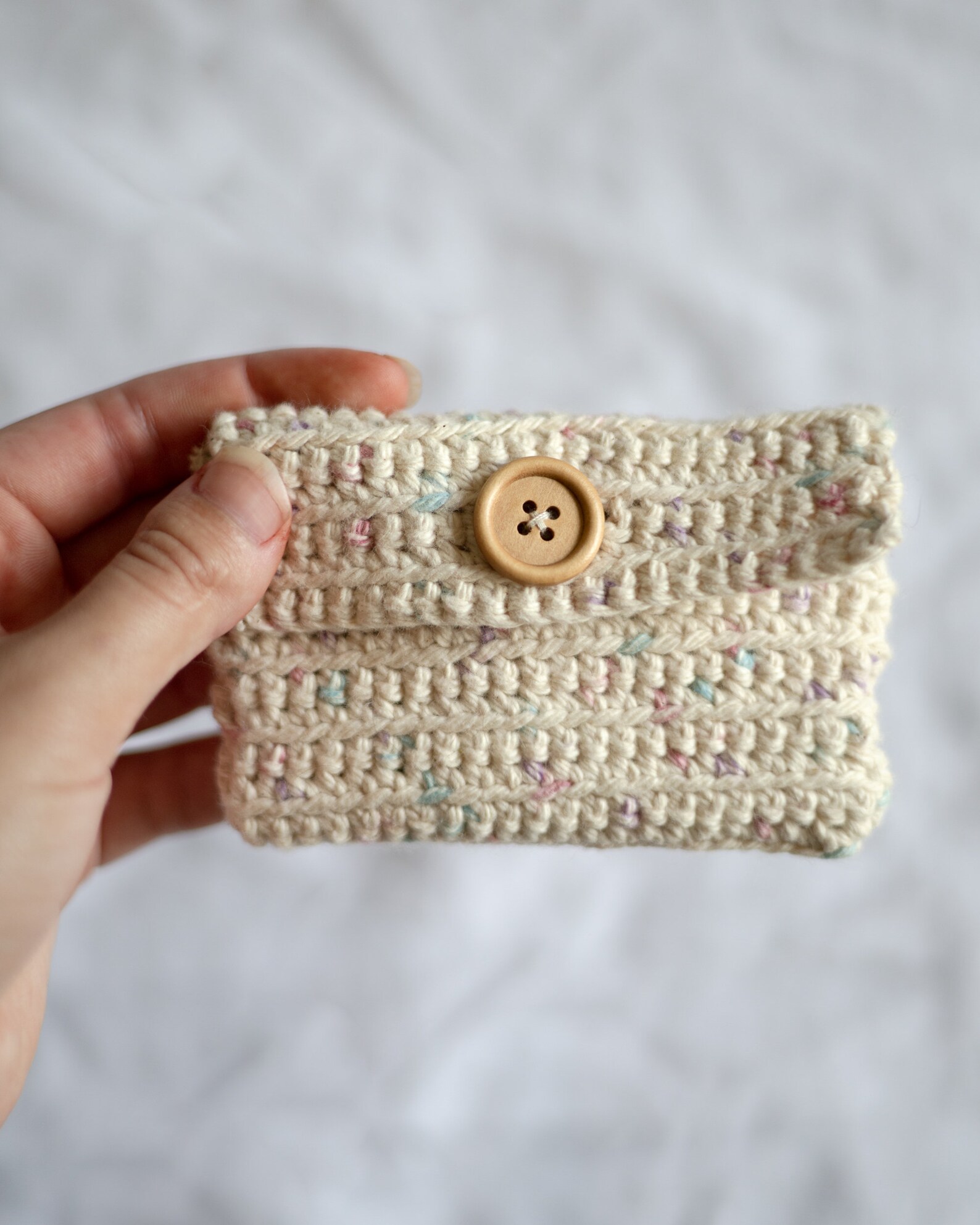 Crochet Slim Wallet and Coin Purse - Etsy