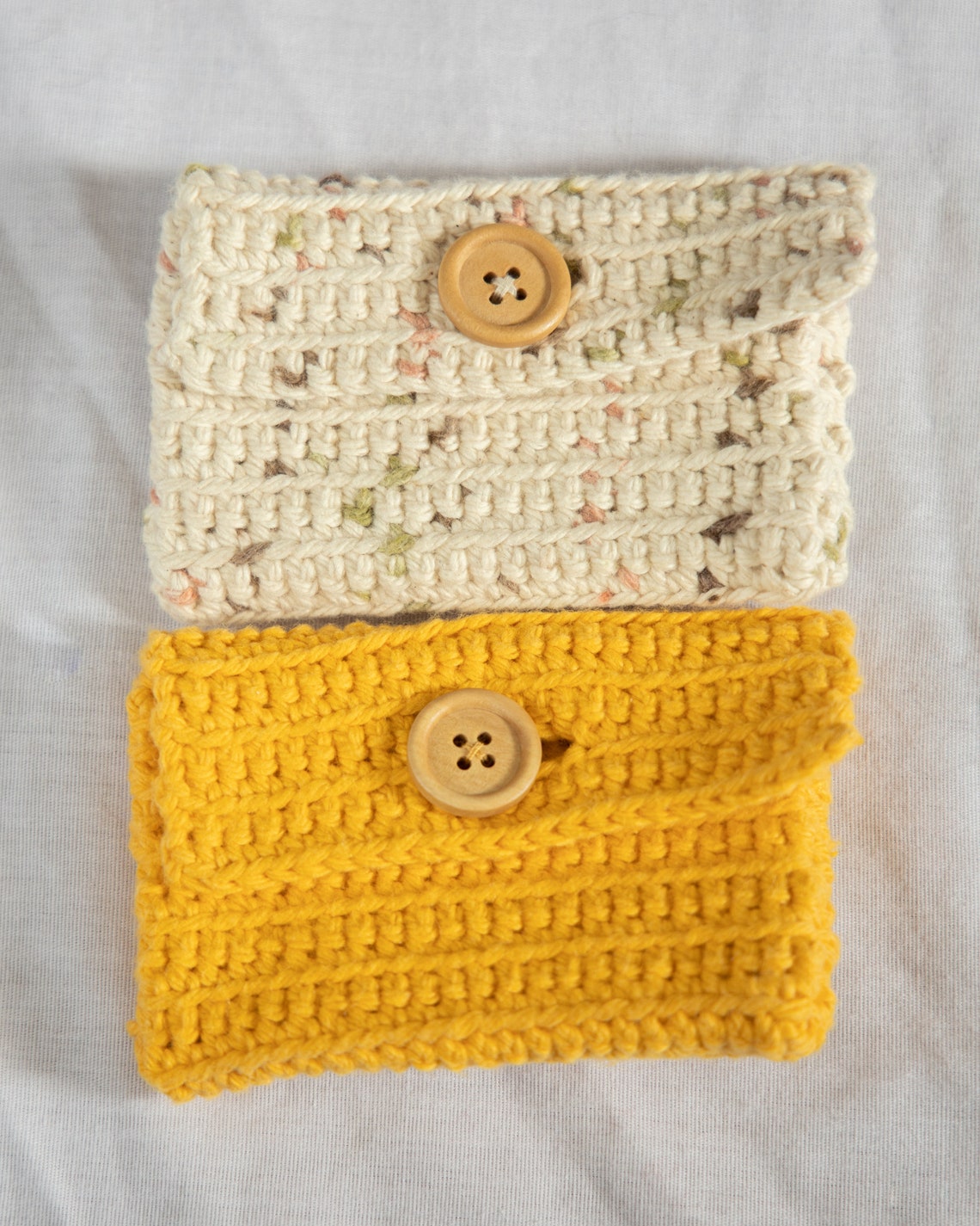 Crochet Slim Wallet and Coin Purse - Etsy