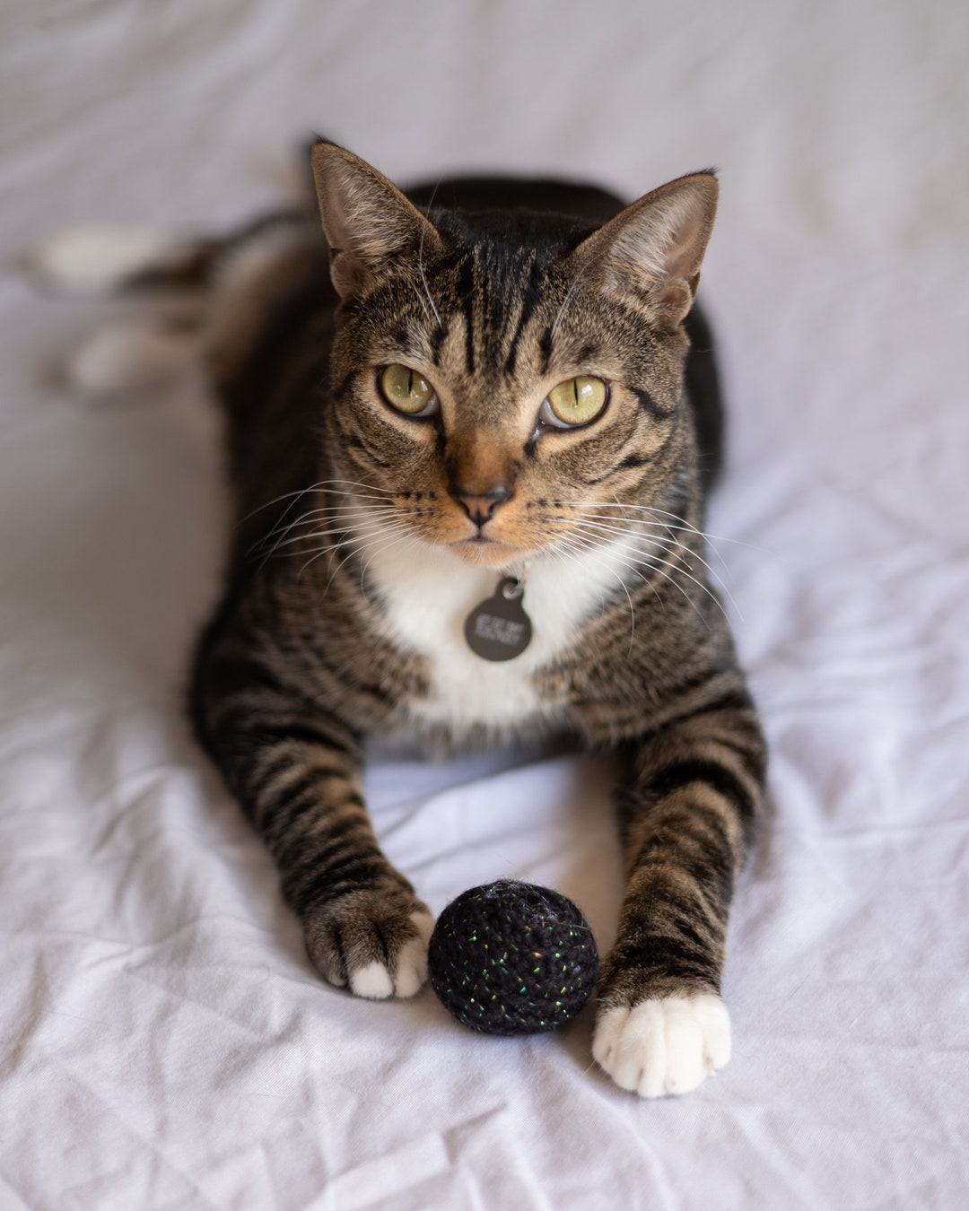 Small Crochet Cat Ball Toy for Felines - Etsy