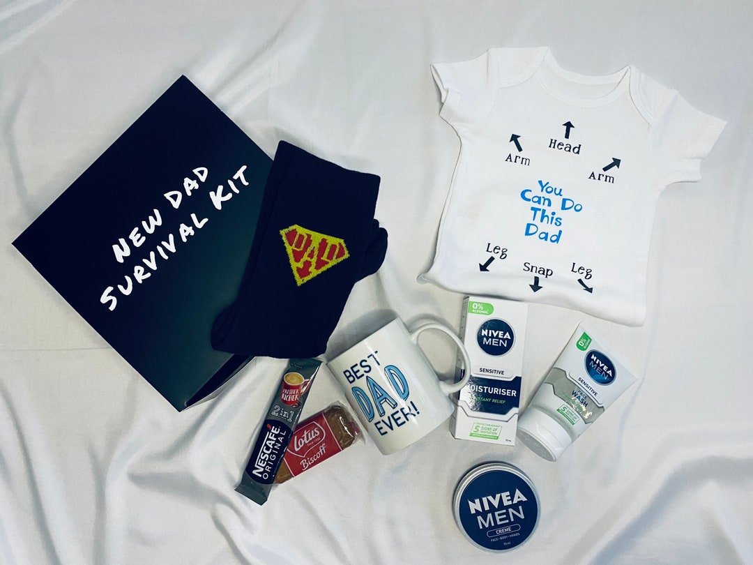 New Dad Survival Kit Gift New Dad Gift Ideas First Time Father, Dad to ...
