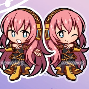 IN STOCK Vocaloid Acrylic Charms | Unofficial Fan Merch | Hatsune Miku ...