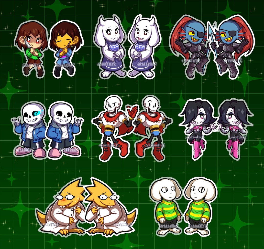 RESTOCKING TOGORE Undertale Acrylic Charms | Unofficial Fan Merch ...