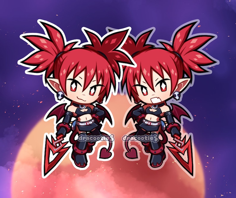 IN STOCK Disgaea Acrylic Charms | Unofficial Fan Merch | Laharl, Etna ...